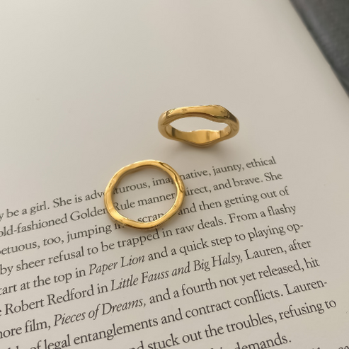 Wabi Sabi Duo Rings – Curated Jewellery